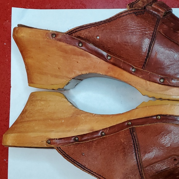 rapallo | Shoes | Leather Wooden Clogs | Poshmark